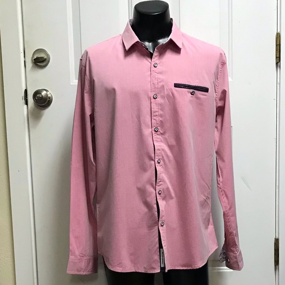 Craft + Flow | Shirts | Craft Flow Mens Xl Button Down Shirt Pink ...